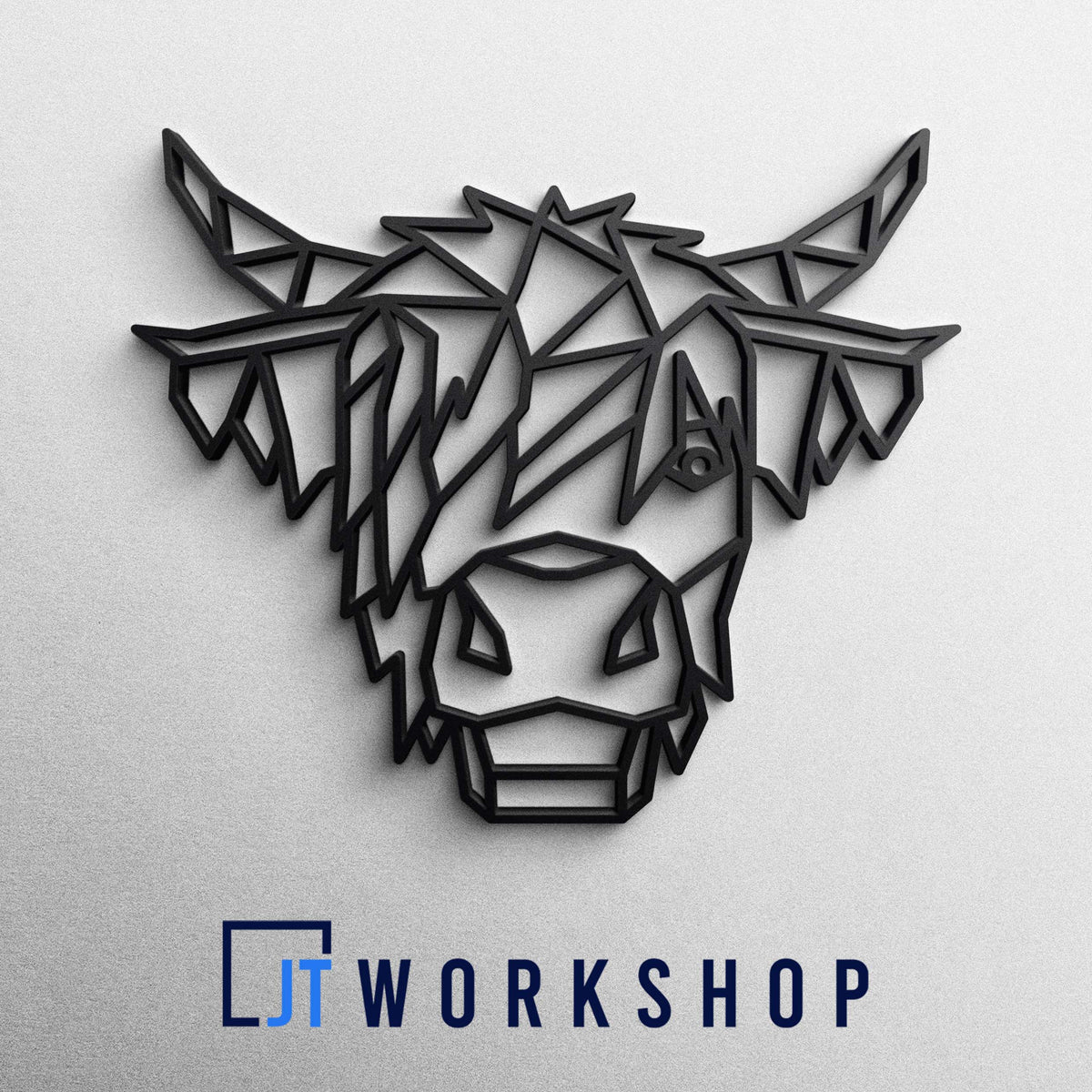 Highland Cow Geometric – JT Workshop