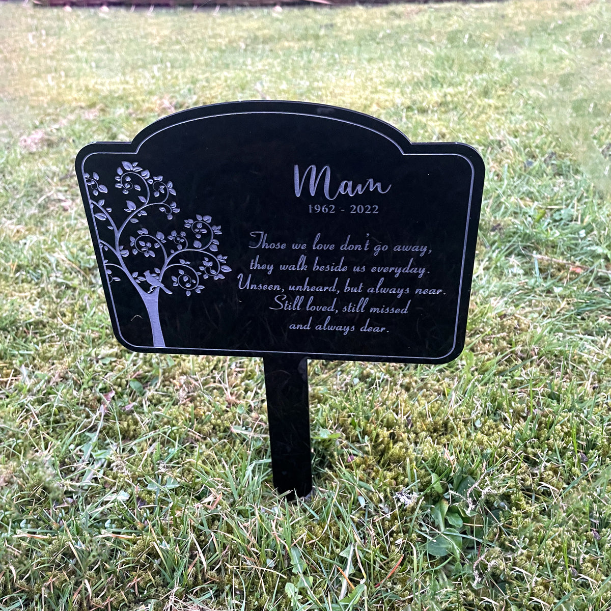 Tree Grave Marker – JT Workshop